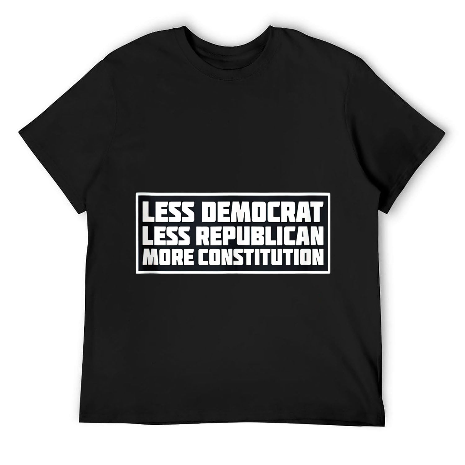 Less Democrat And Republican Constitution Day 1776 Democracy T-Shirt ...