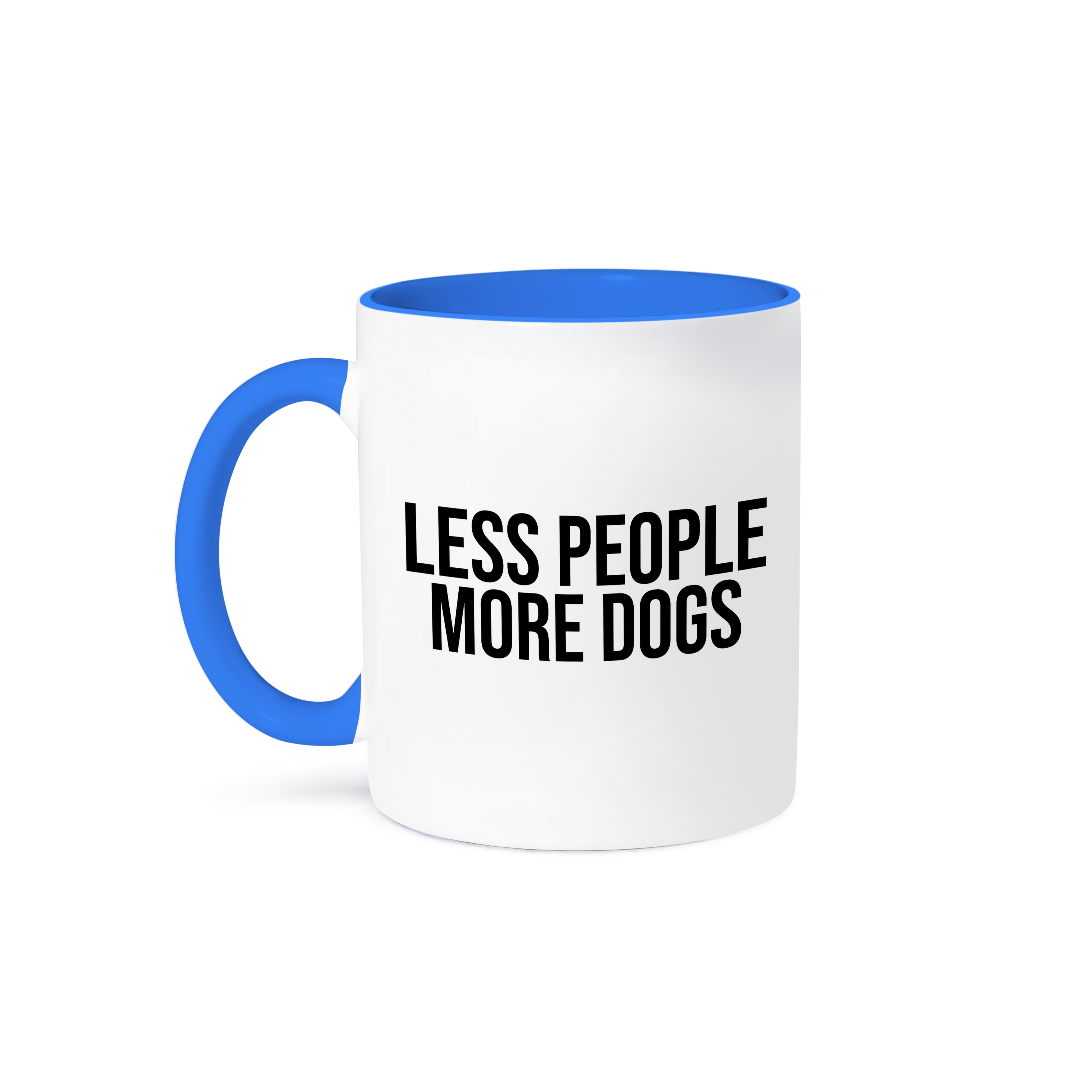 3drose, Less People More Dogs. Bold Black Lettering on White Background ...