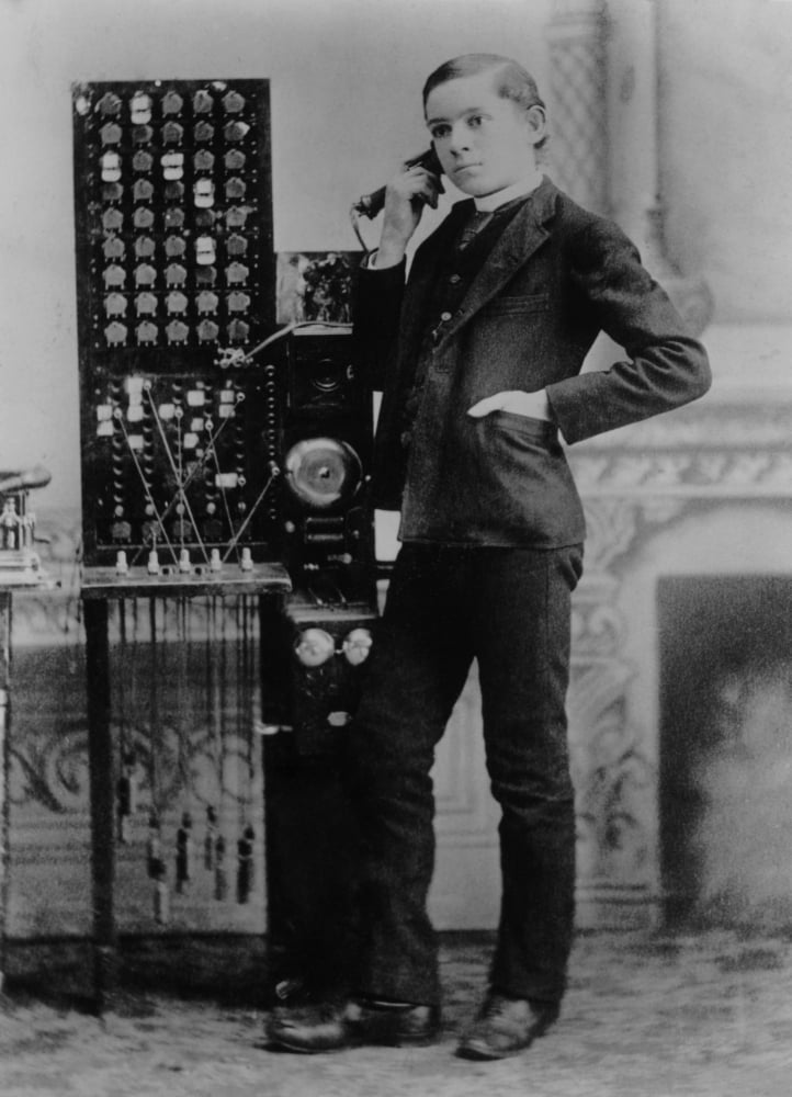 Less Than Ten Years After Alexander Graham Bell'S 1876 Demonstration Of ...
