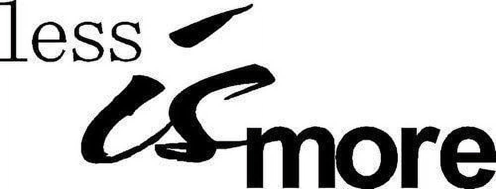 Less is More Inspirational Words Quote Home Decor Vinyl Wall Art ...