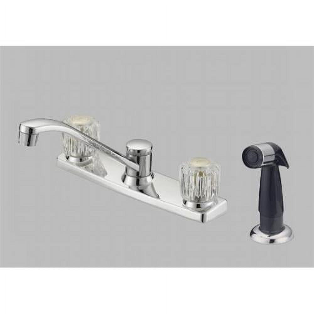 LessCare LCLK1CS Two Handle Kitchen Faucet with Spray - Walmart.com