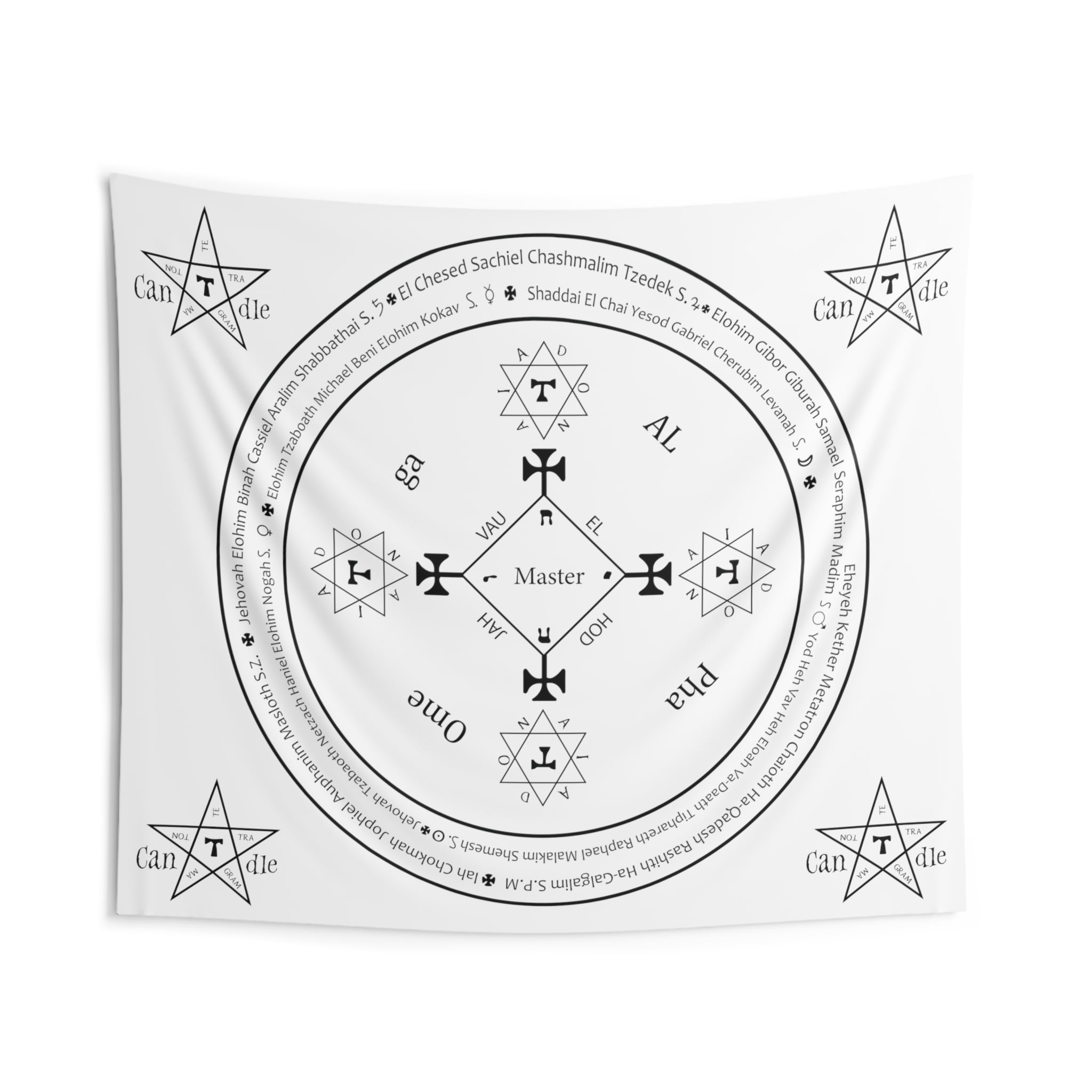 Lesser Key of Solomon Magic Circle (Triangle not Included) (104"×88 ...
