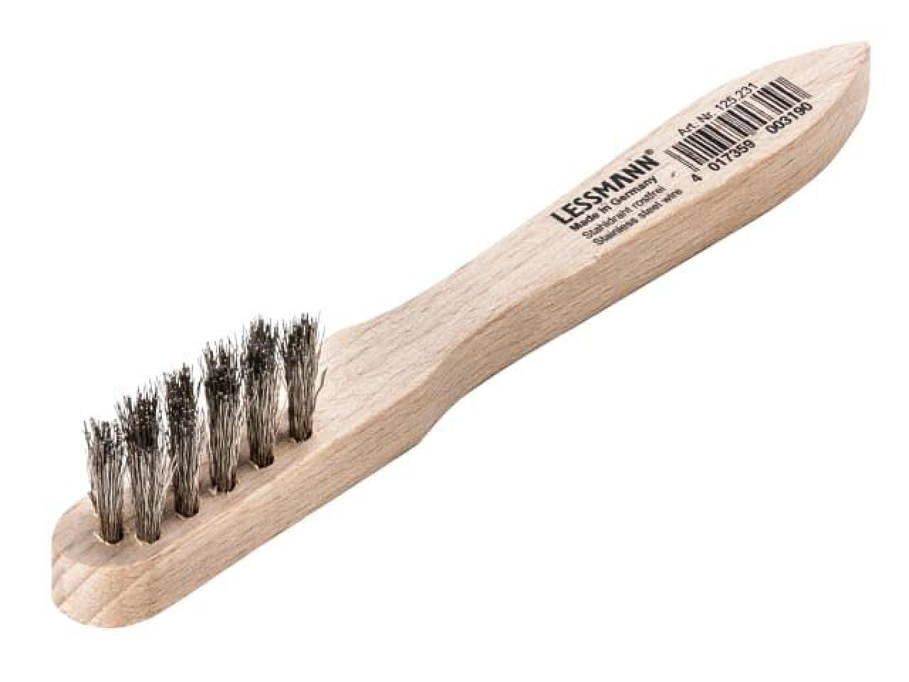 Lessmann - Spark Plug Brush 3 Row Stainless Steel Wire - Walmart.com