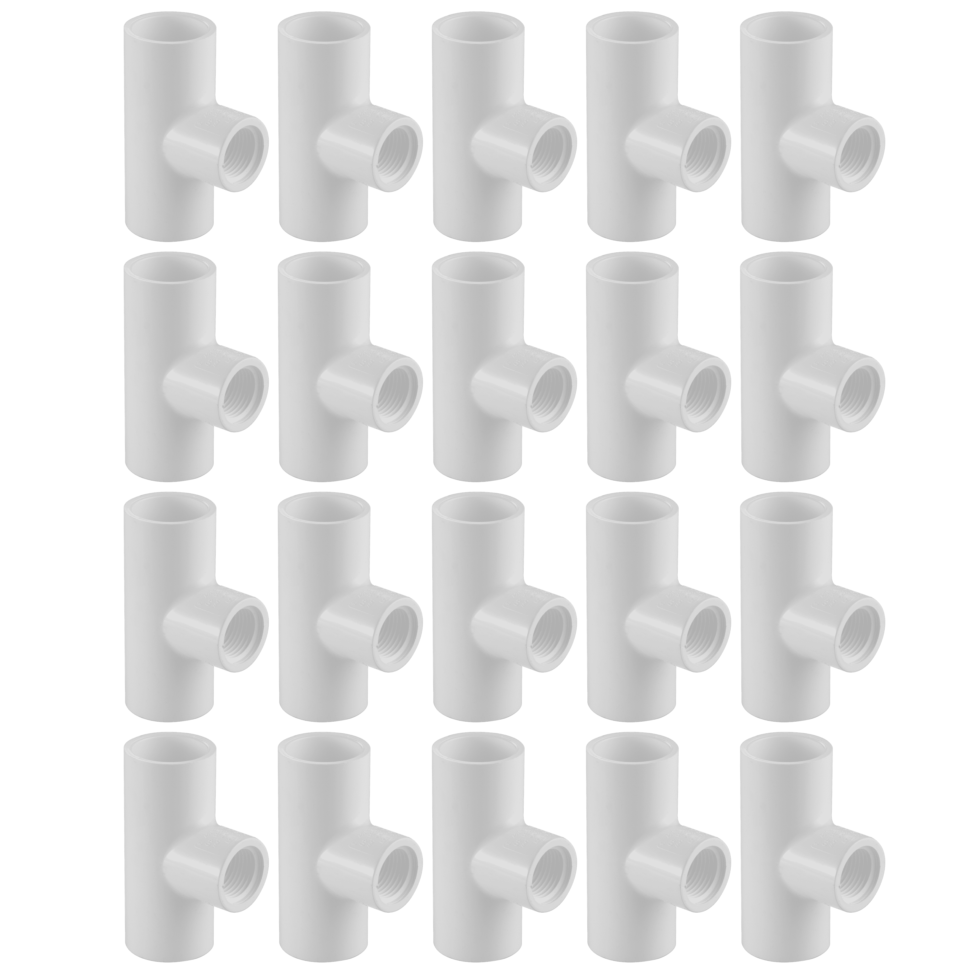Lesso America 402-167 (20 Pack), Plumbing, PVC Pipe Fitting, Reducing ...