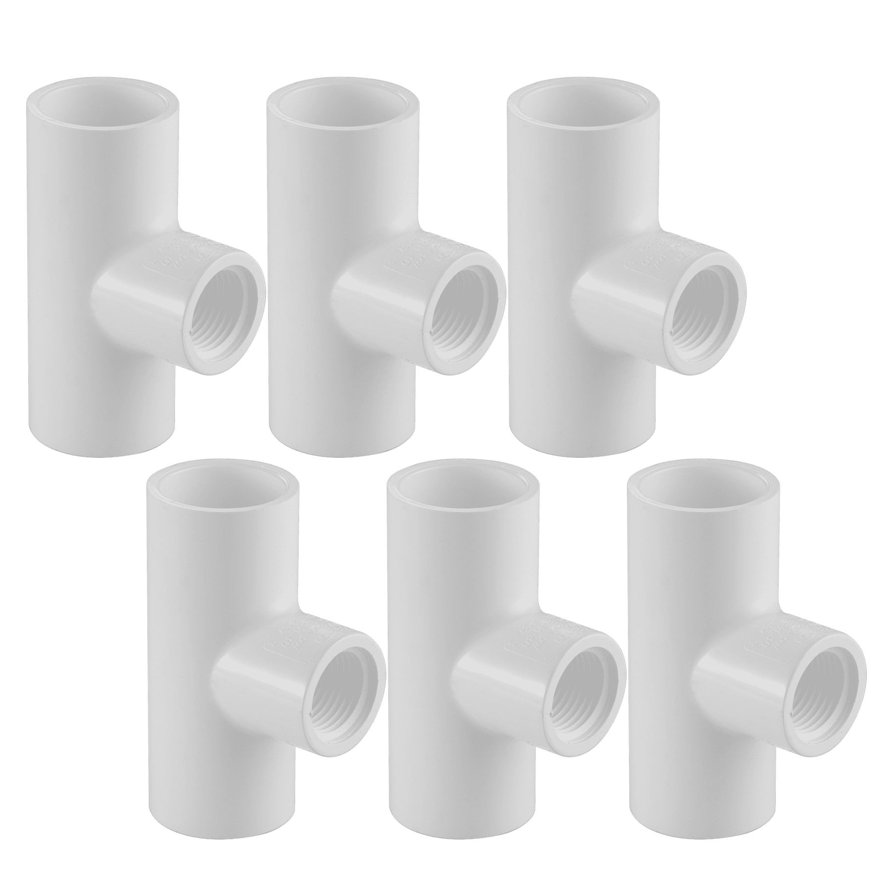 Lesso America 402-422 (6 Pack), Plumbing, PVC Pipe Fitting, Reducing ...
