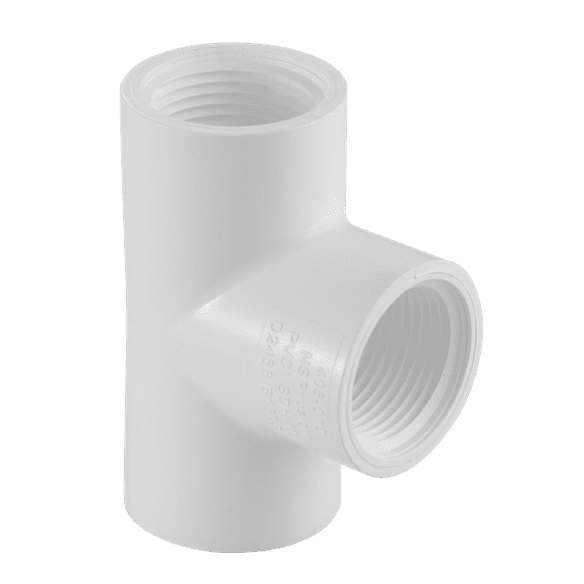 Lesso America 405-007, Plumbing, PVC Pipe Fitting, Tee, SCH40, 3/4 ...