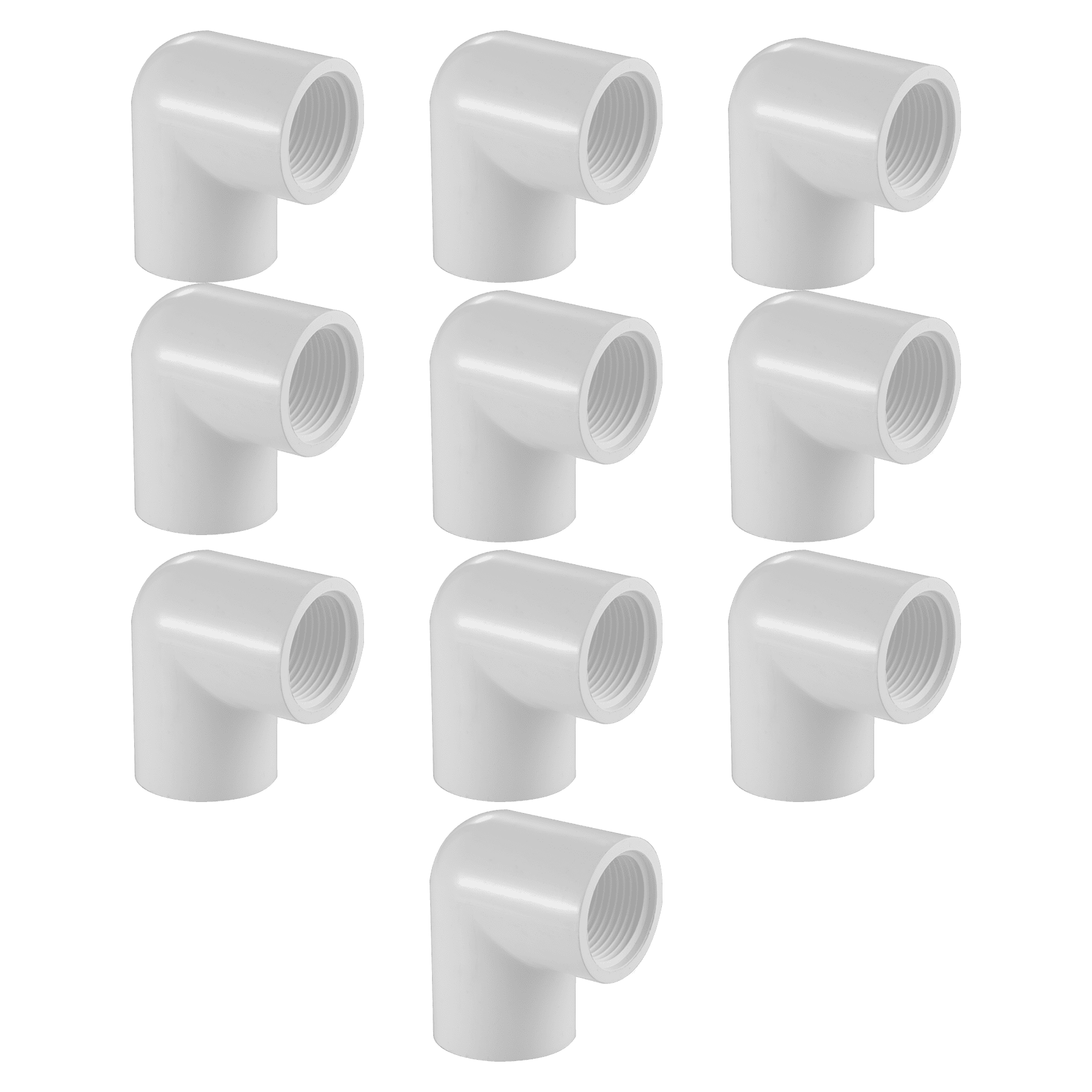 Lesso America 407-010 (10 Pack), Plumbing, PVC Pipe Fitting,90°Elbow ...