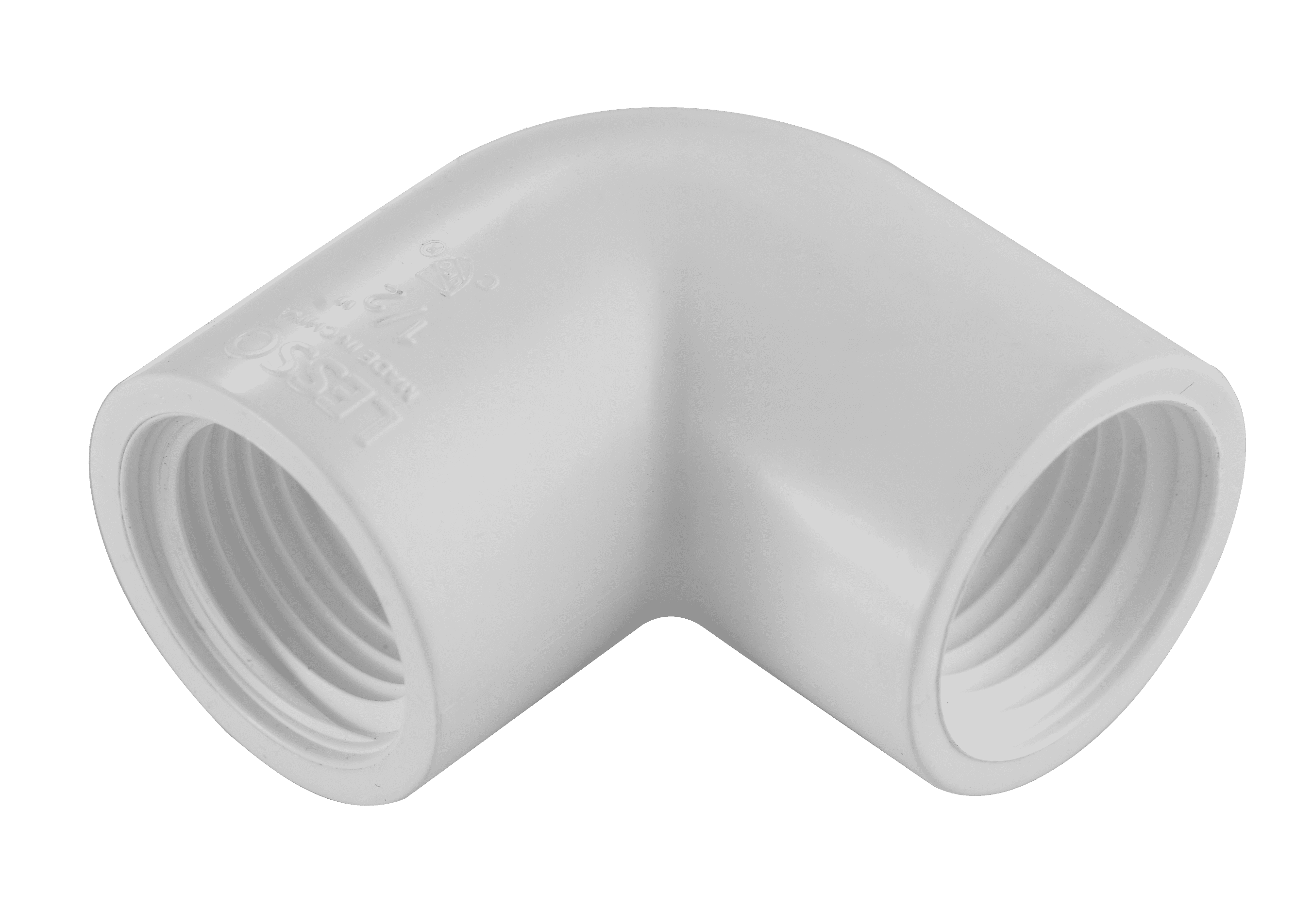 Lesso America 408-012 (20 Pack), Plumbing, PVC Pipe Fitting,90 ...
