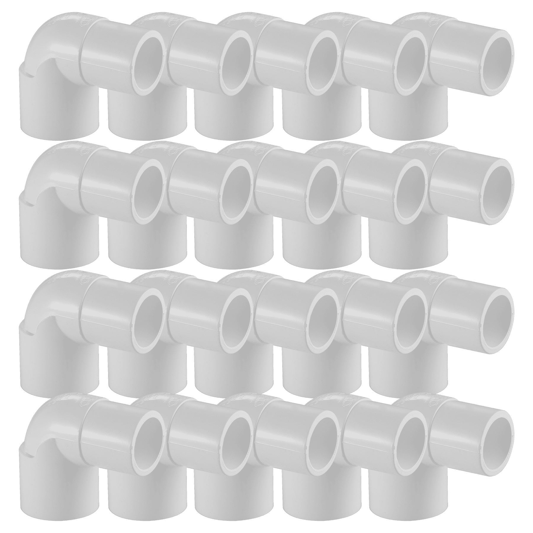 Lesso America 409-007 (20 Pack), Plumbing, PVC Pipe Fitting,90° Street ...