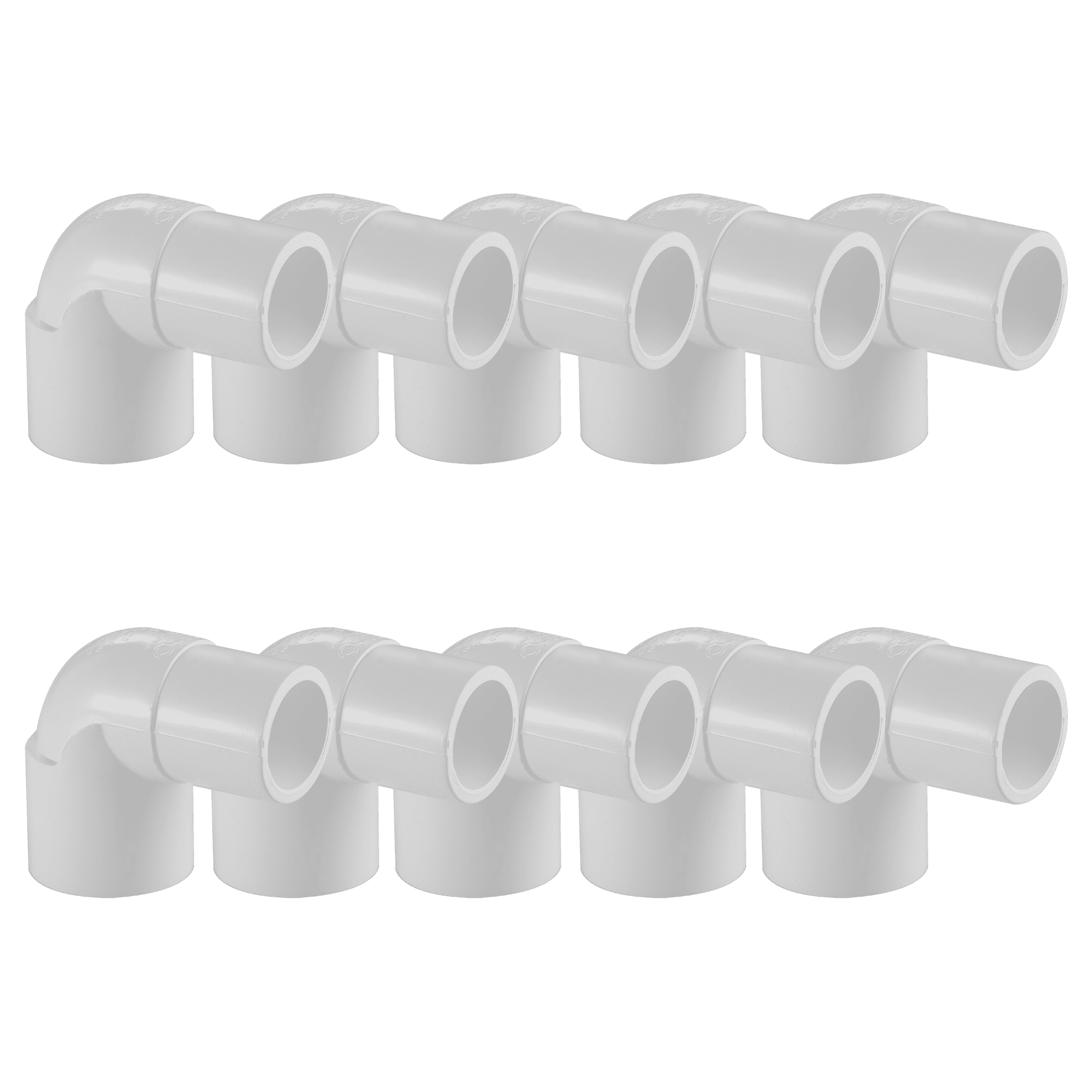 Lesso America 409-025 (10 Pack), Plumbing, PVC Pipe Fitting,90° Street ...