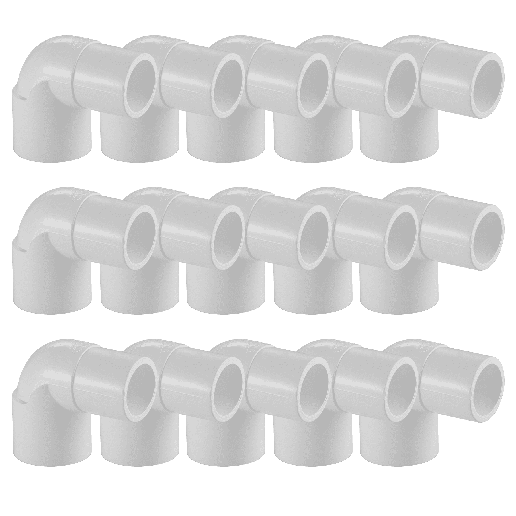 Lesso America 409-030 (15 Pack), Plumbing, PVC Pipe Fitting,90° Street ...