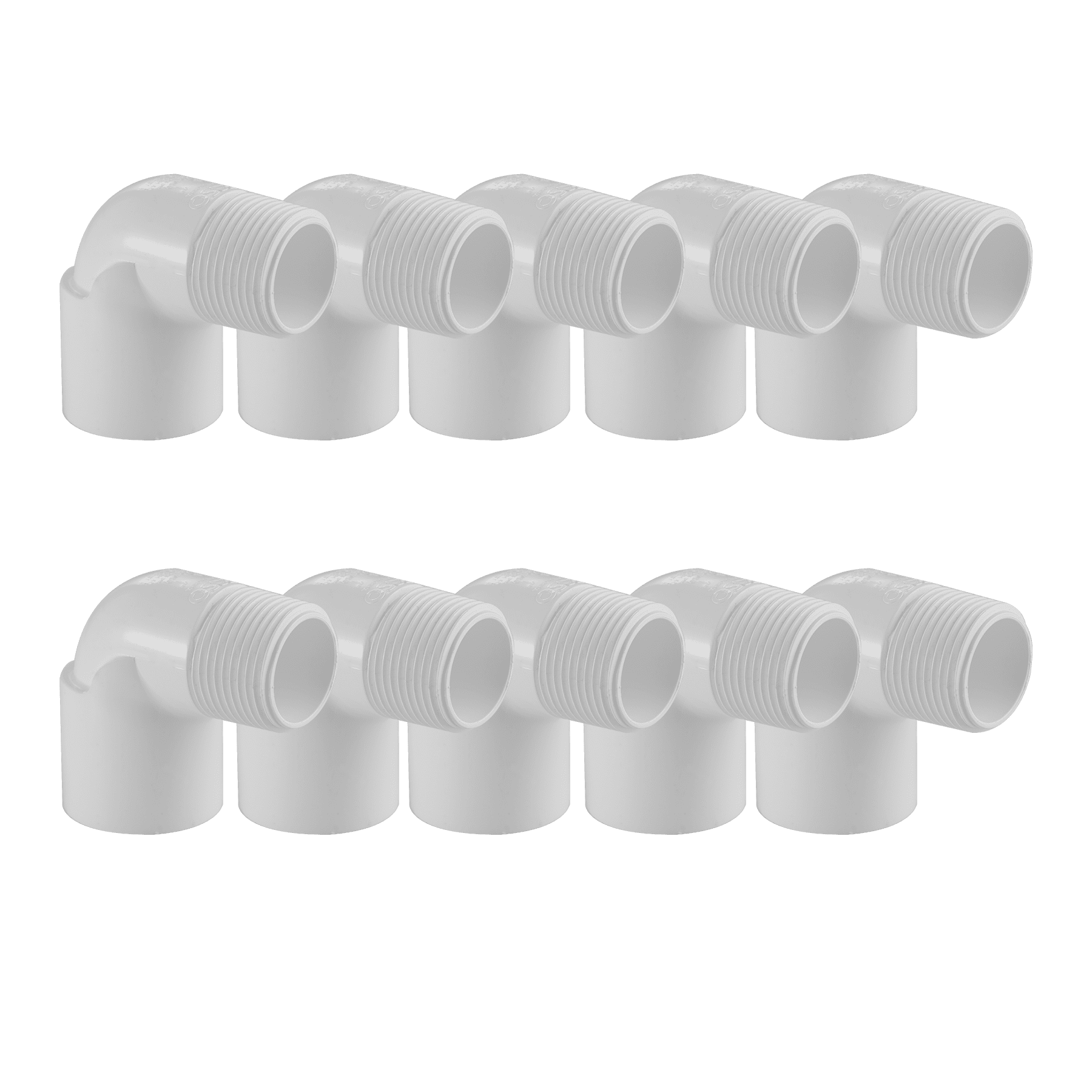 Lesso America 410-007 (10 Pack), Plumbing, PVC Pipe Fitting,90° Street ...
