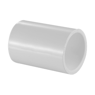 2 in. x 1-1/4 in. PVC Flexible Reducing Coupling with Stainless Steel ...