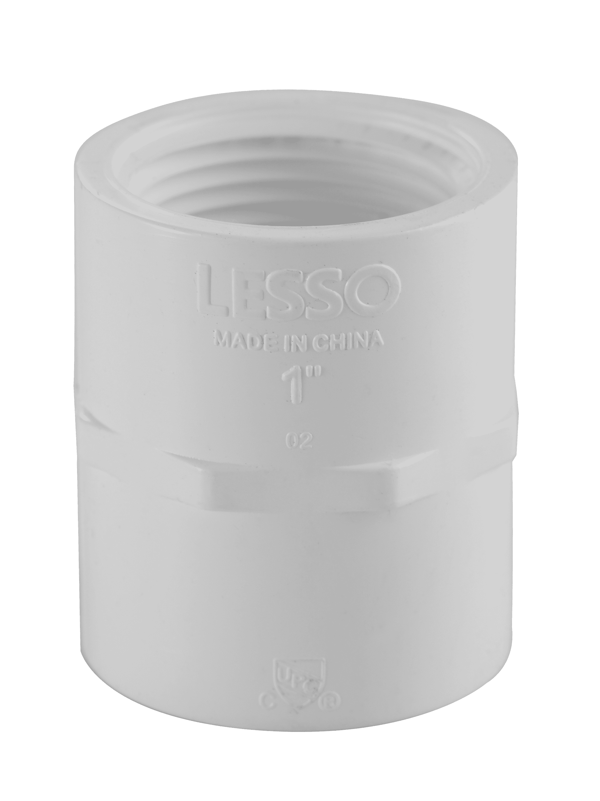 Lesso America 430-010, Plumbing, PVC Pipe Fitting , Coupling , SCH40, 1 ...