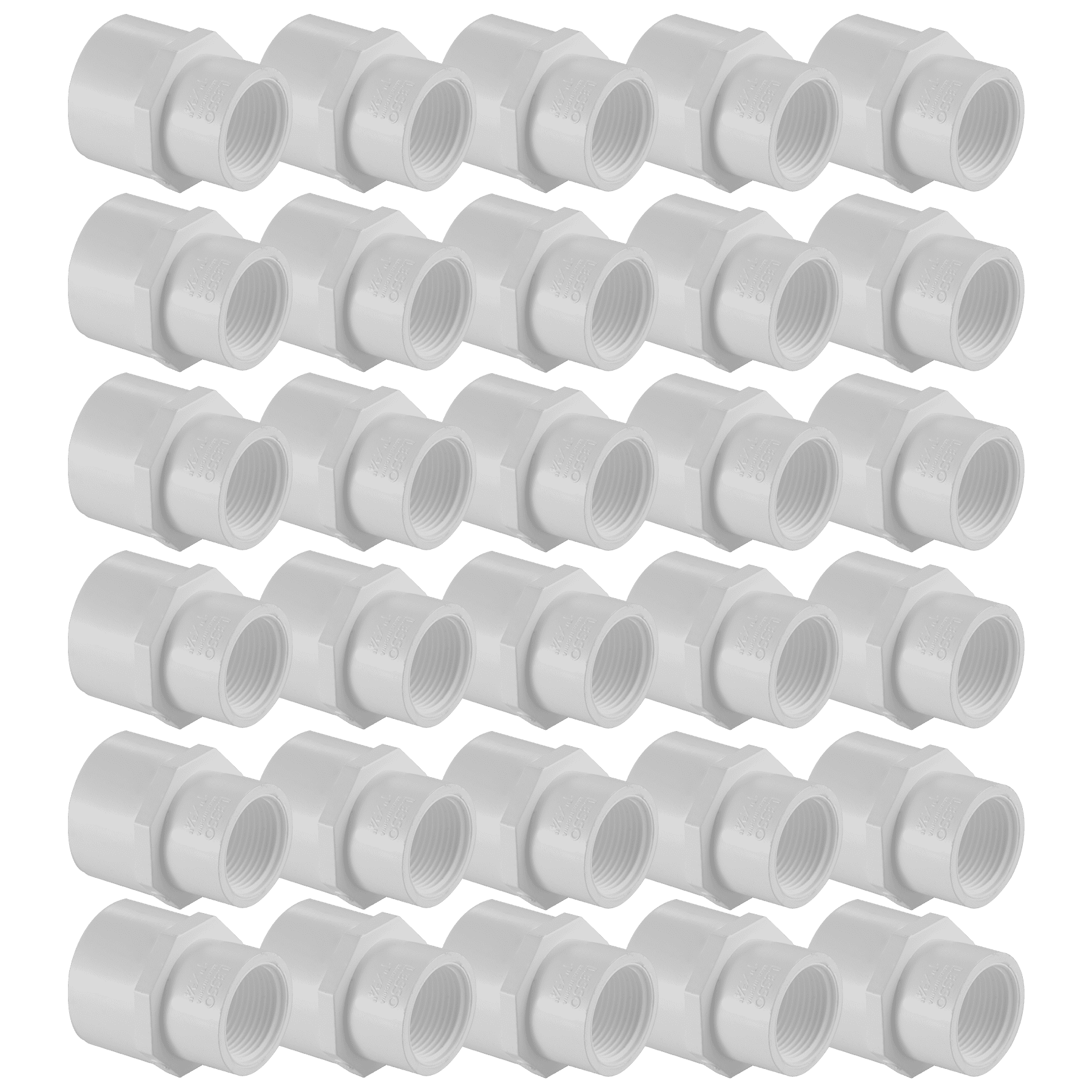 Lesso America 430-131 (100 Pack), Plumbing, PVC Pipe Fitting , Reducing ...