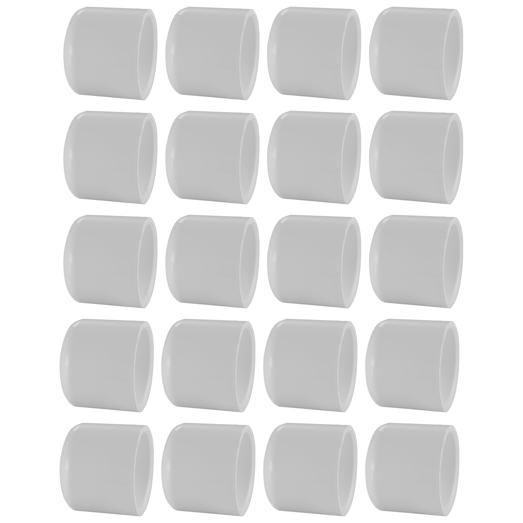 Lesso America 447-012 (20 Pack), Plumbing, PVC Pipe Fitting,Cap, SCH40 ...