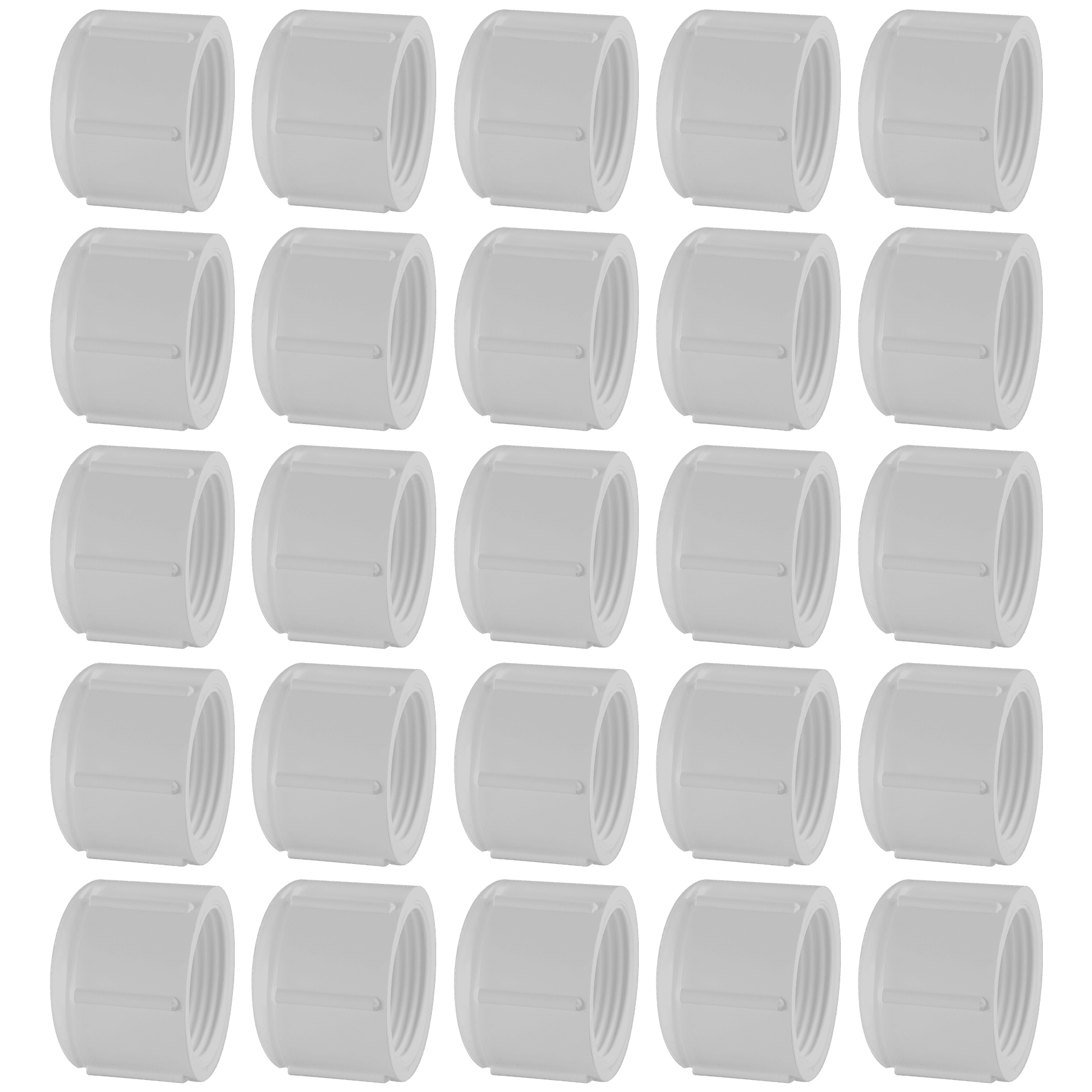 Lesso America 448 (100 Pack), Plumbing, Series PVC Pipe Fitting,Cap ...