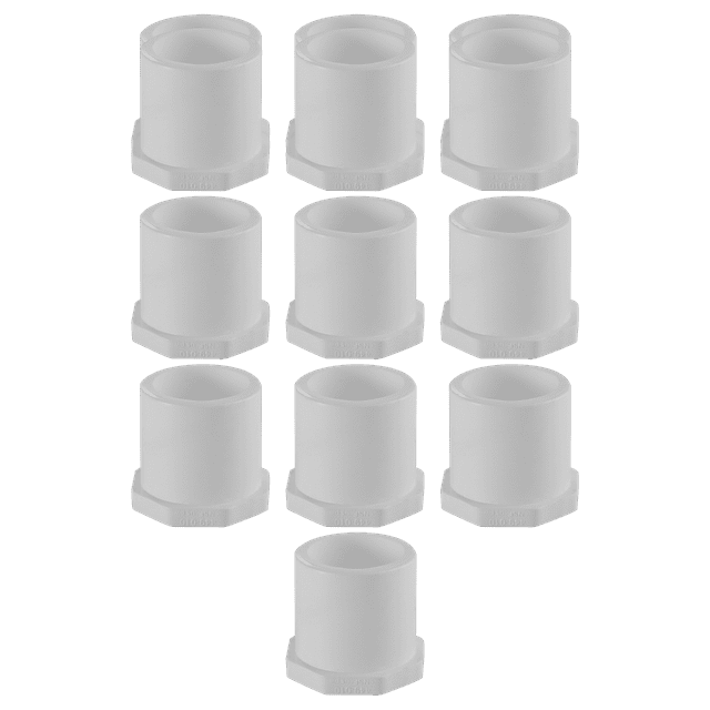 Lesso America 449-012 (10 Pack), Plumbing, PVC Pipe Fitting,Plug, SCH40 ...