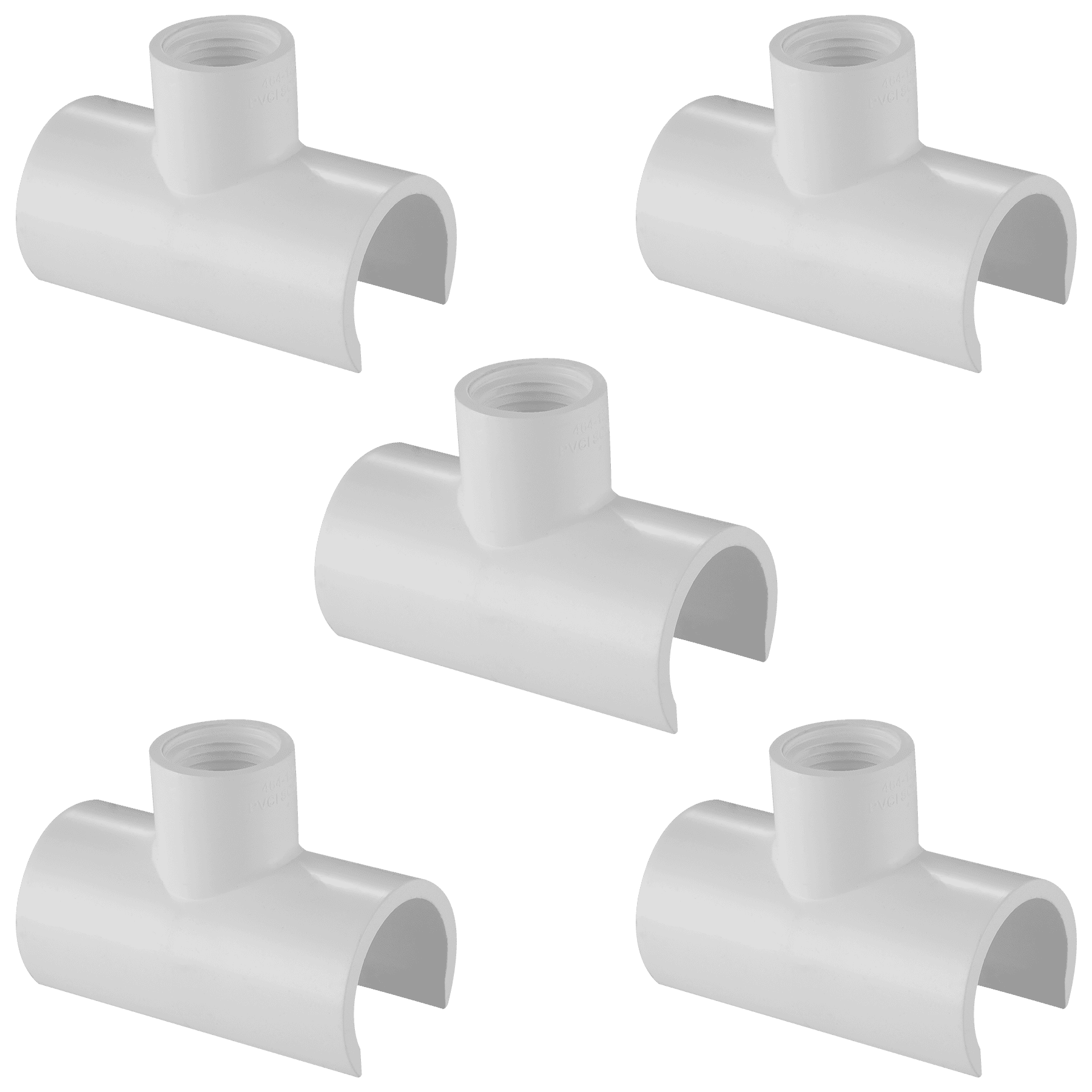 Lesso America 464-007 (5 Pack), Plumbing, PVC Pipe Fitting,Snap-on ...