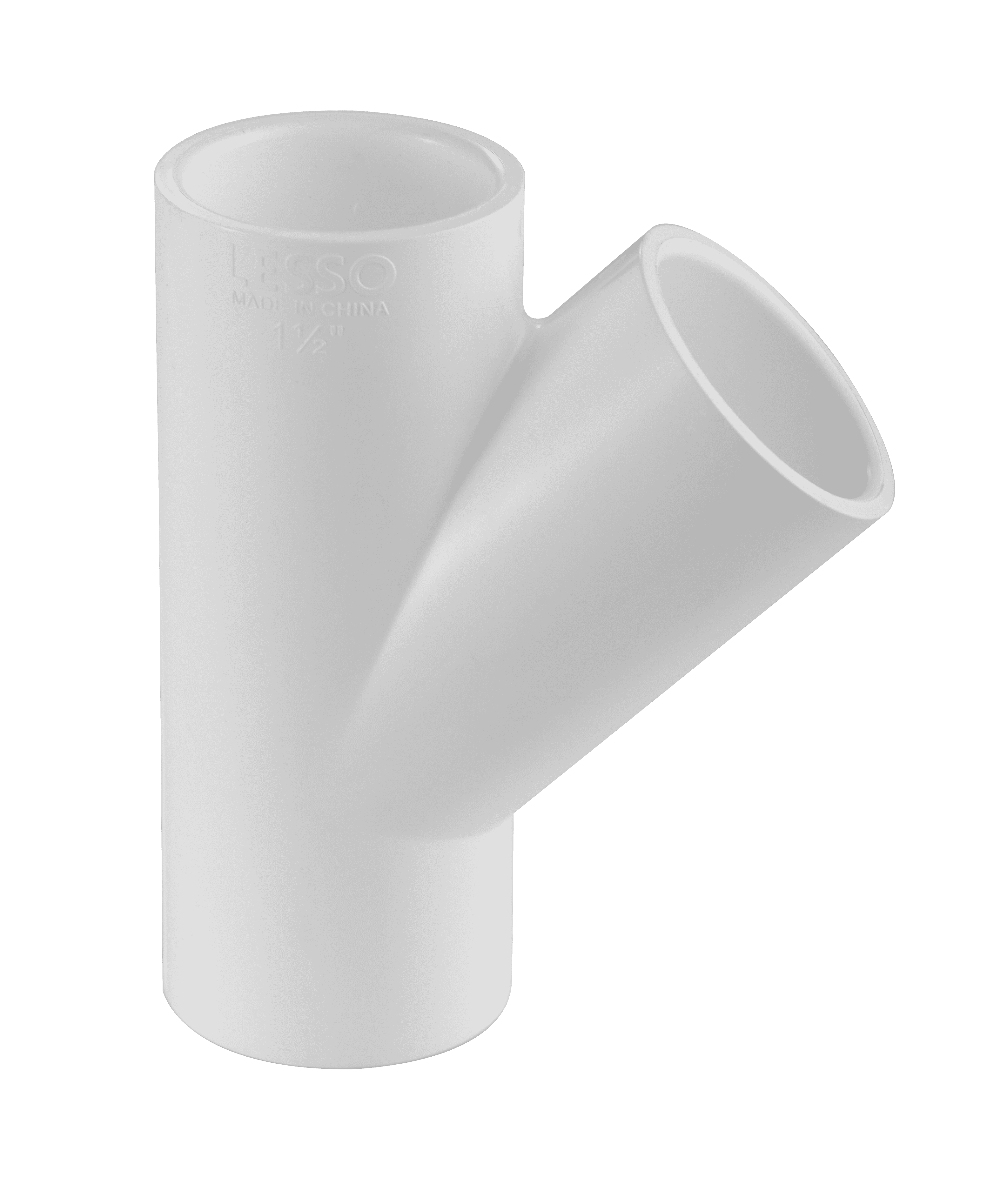 Lesso America 475-010, Plumbing, PVC Pipe Fitting, Wye , SCH40, 1 ...