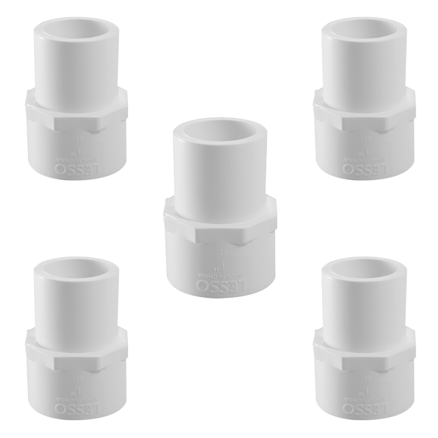 Lesso America 478-010 (5 Pack), Plumbing, PVC Pipe Fitting, Spigot ...