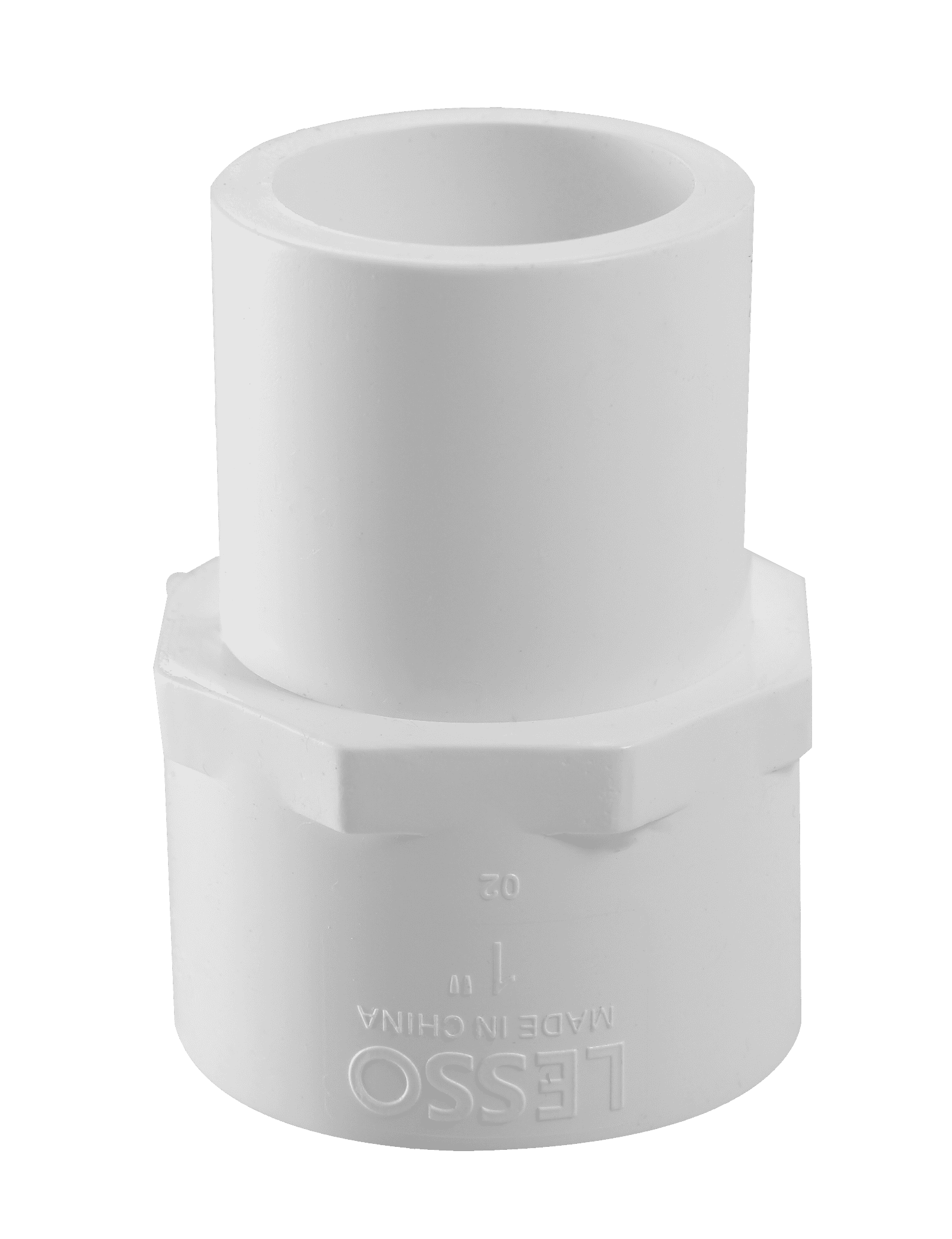 Lesso America 478-012 , Plumbing, PVC Pipe Fitting, Spigot Female ...