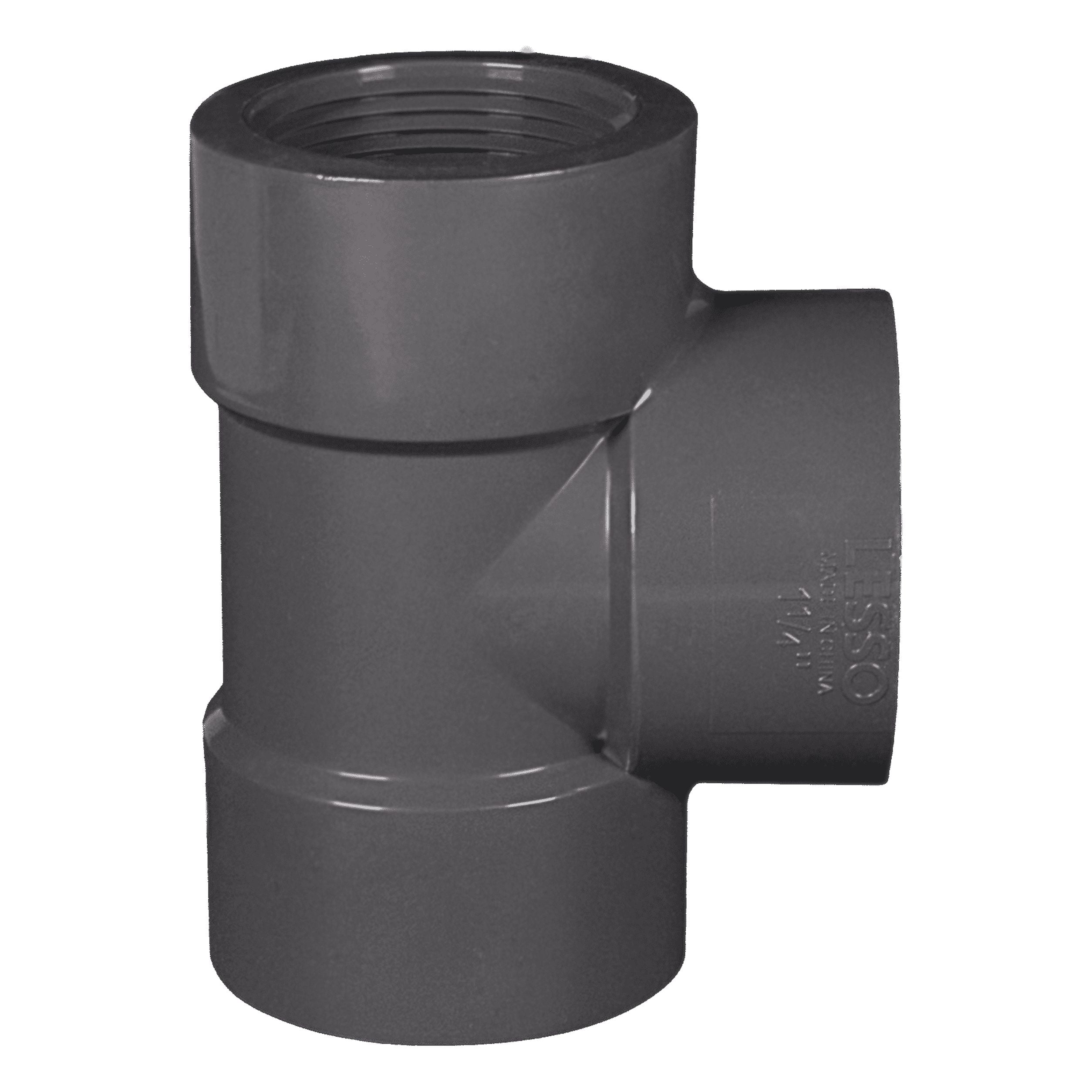 Lesso America 805-010 (5 Pack), Plumbing, PVC Pipe Fitting,Tee, SCH80,1 ...