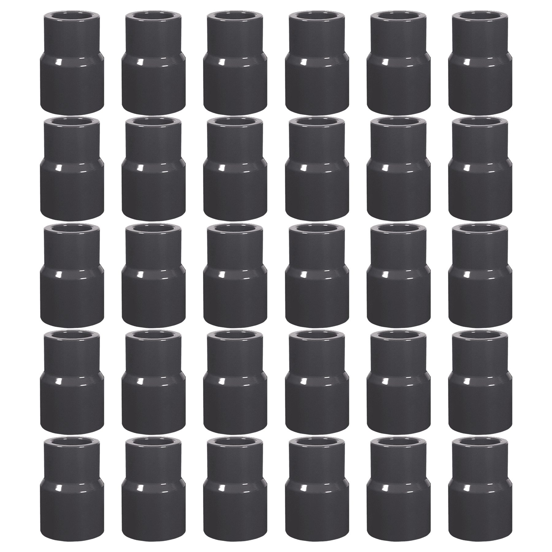 Lesso America 829-212 (100 Pack), Plumbing, PVC Pipe Fitting,Reducing ...