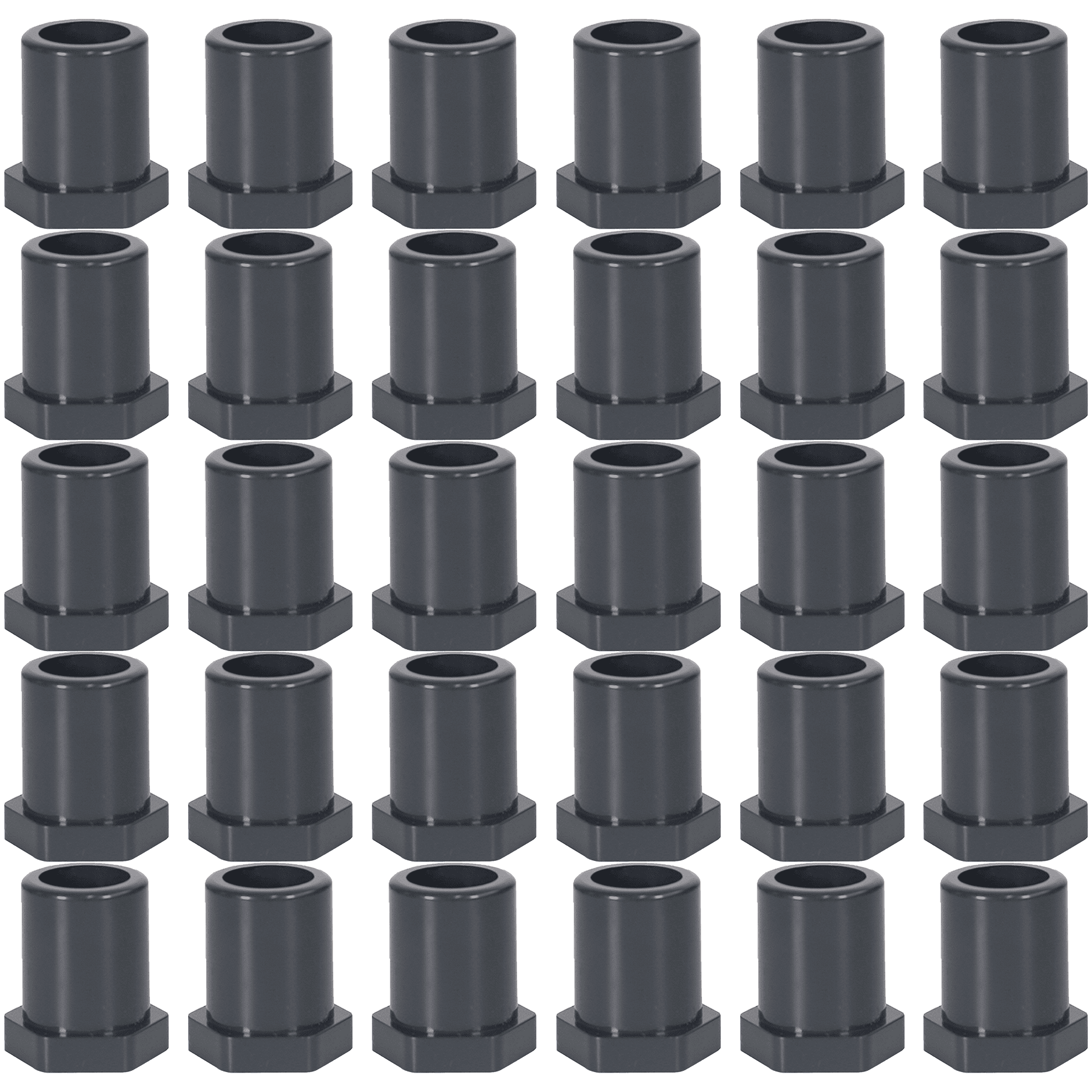 Lesso America 837-210 (100 Pack), Plumbing, PVC Pipe Fitting, Reducing ...