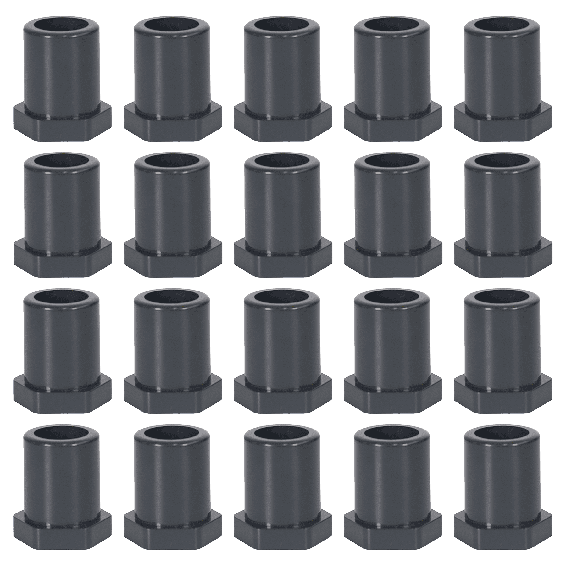 Lesso America 837-212 (20 Pack), Plumbing, PVC Pipe Fitting, Reducing ...