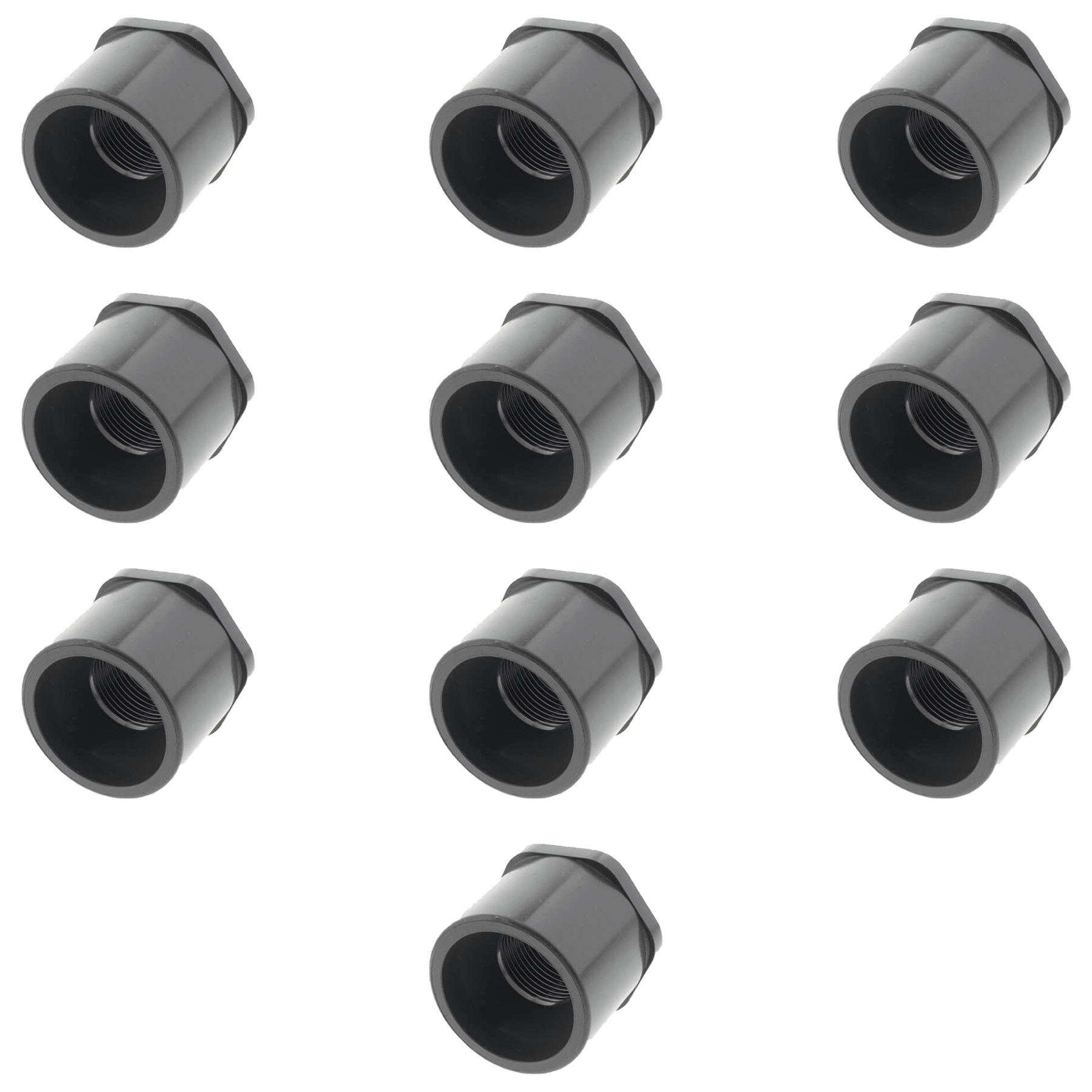 Lesso America 838-210 (10 Pack), Plumbing, PVC Pipe Fitting, Reducing ...