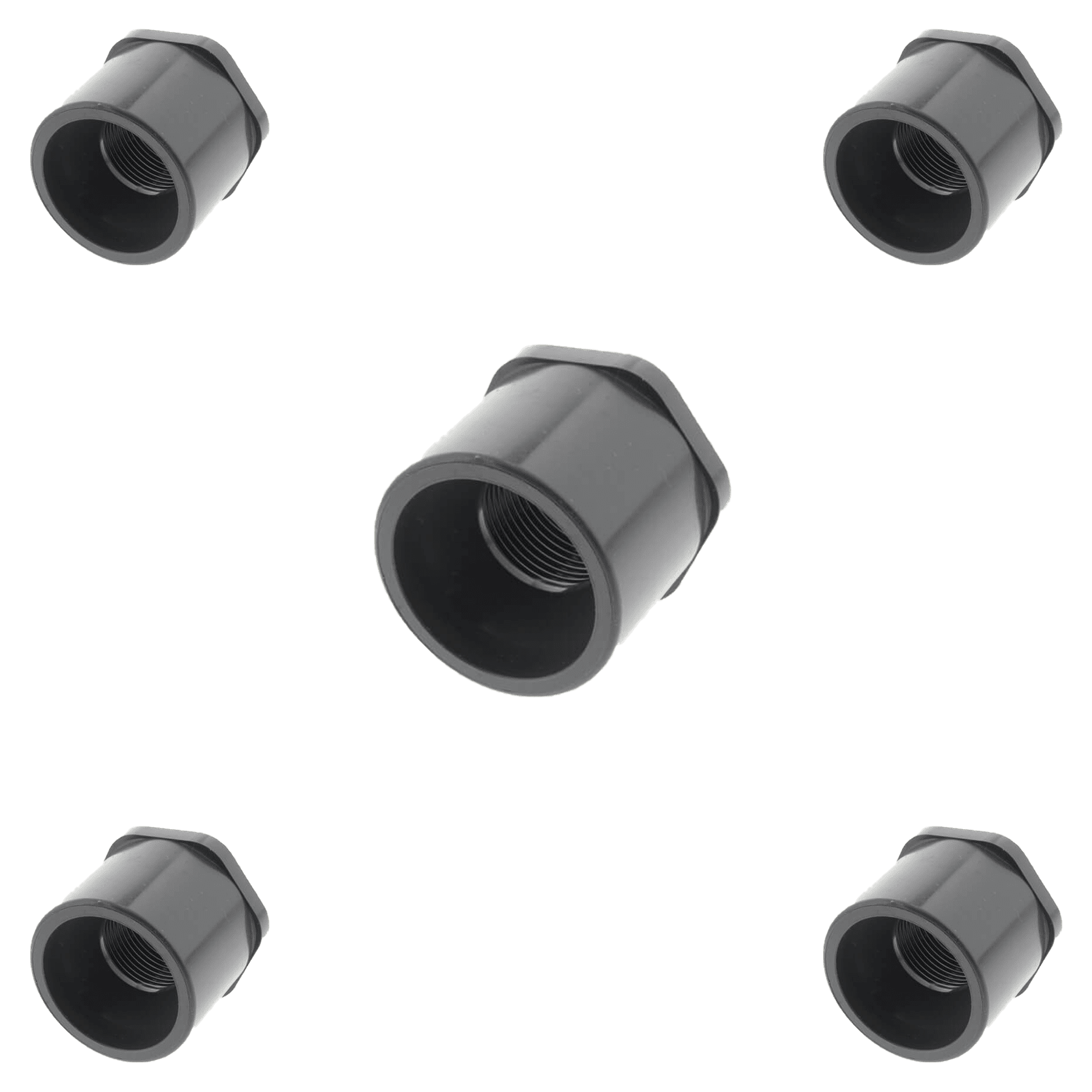 Lesso America 838-211 (5 Pack), Plumbing, PVC Pipe Fitting, Reducing ...