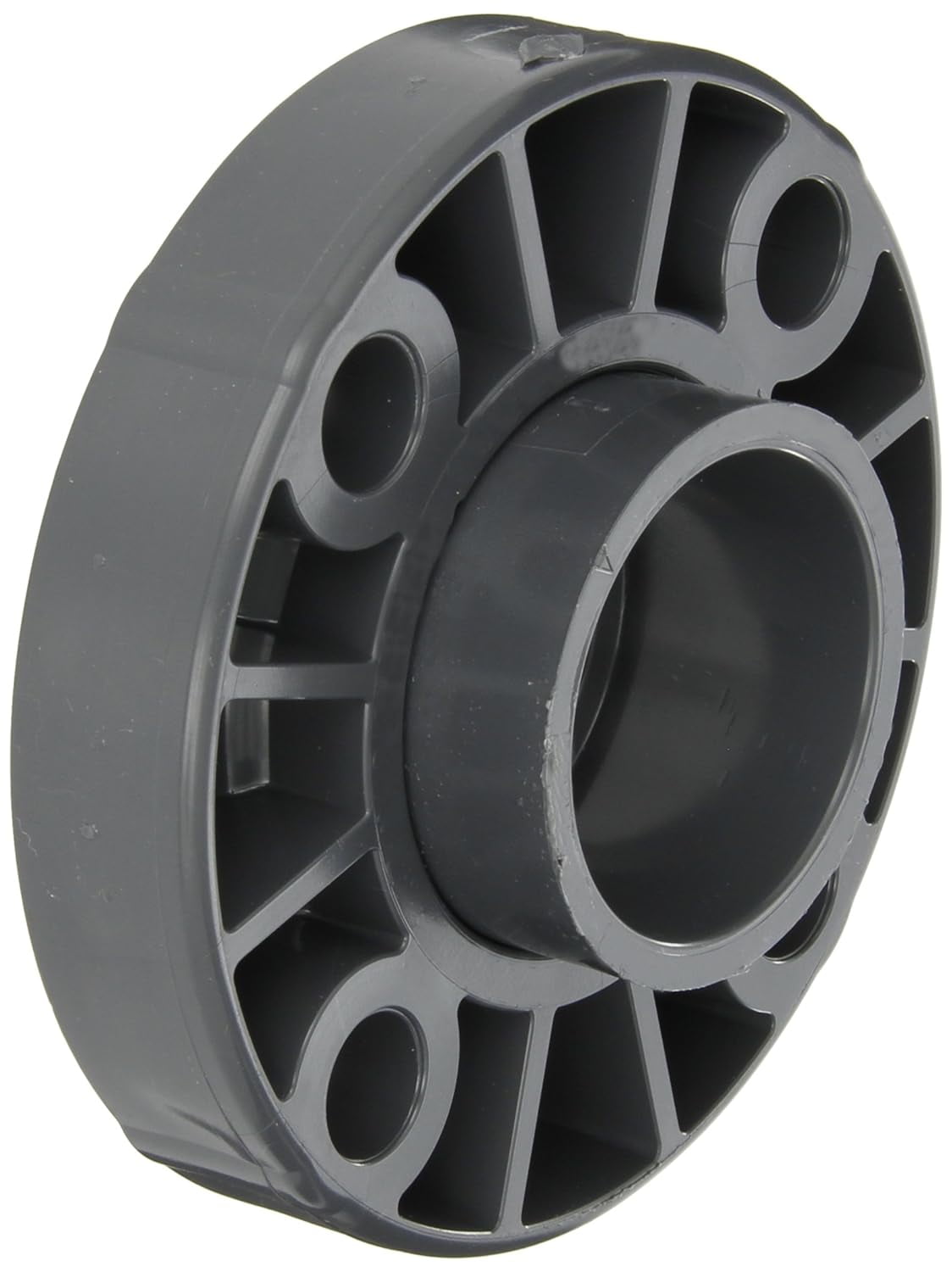 Lesso PVC Pipe Fitting, Van-Stone Flange, Schedule 80, Gray, 2" Slip ...