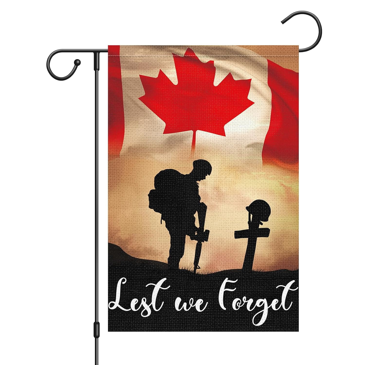 Lest We Forget Garden Flag Remembrance Day Garden Outdoor Decorations ...