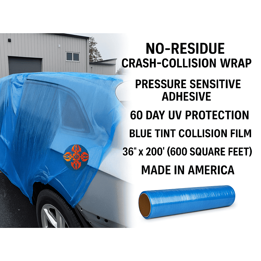 Crash Wrap-Collision Wrap for Vehicles, 36" x 200' (600 Sq Ft), Zero ...