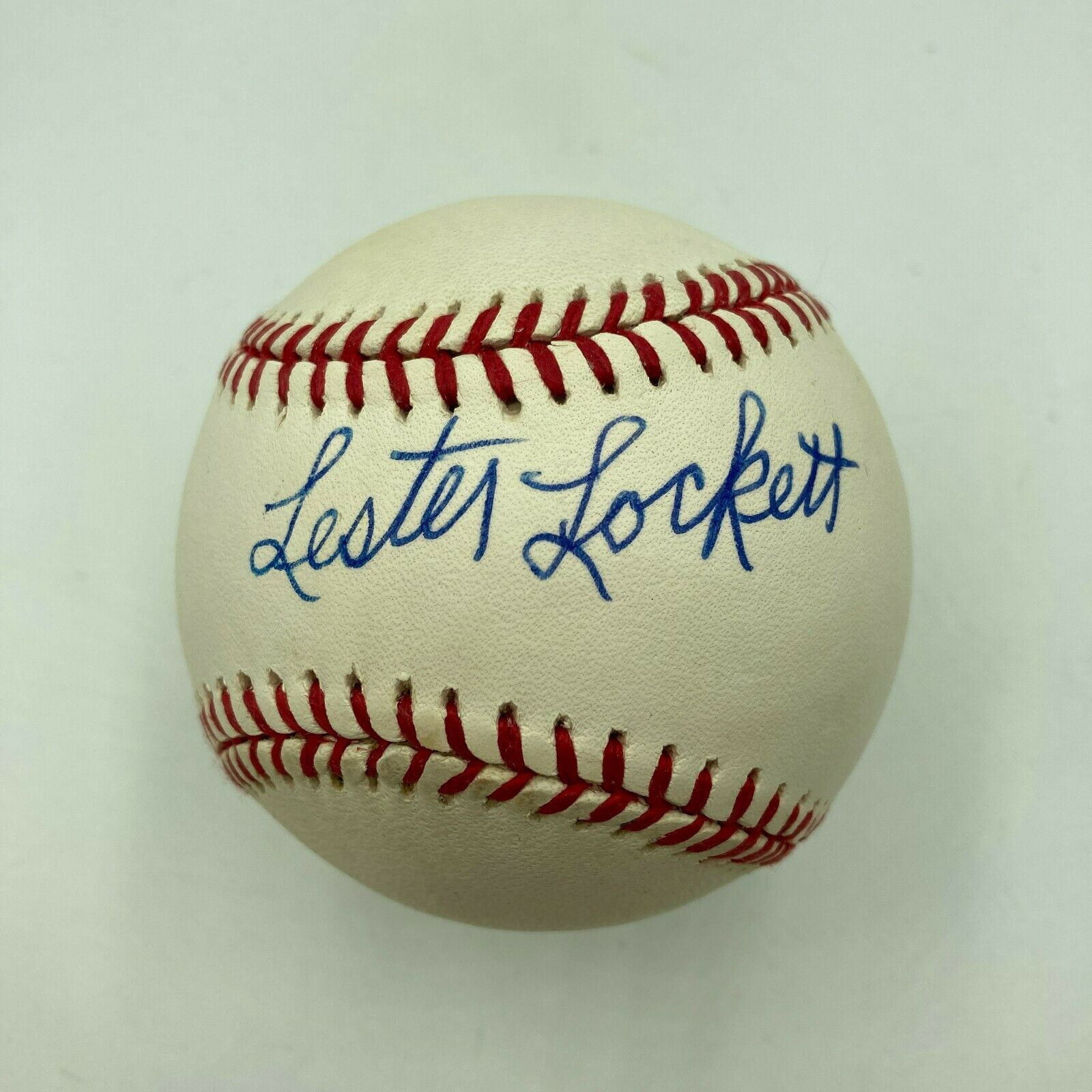 Lester Lockett Signed Official Major League Baseball Negro League ...