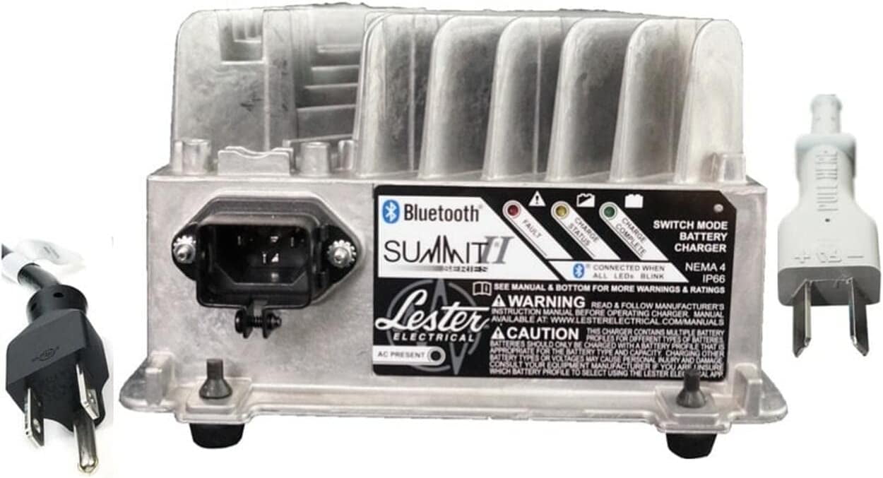 Lester Summit Series II Battery Charger - 1050W 24/36/48V with 2-Blade ...