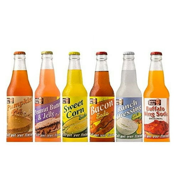 Lester's Fixins' Unique Gourmet Soda 6 Pack, Crafted Like Popular Foods ...