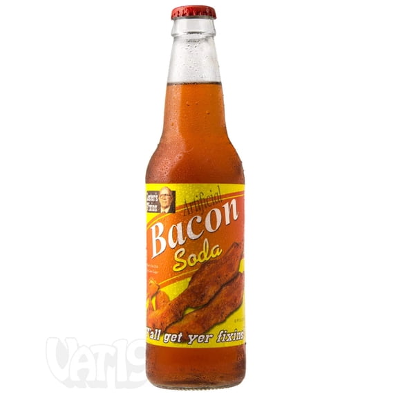 Lester's Fixins Unique Gourmet Food Sodas-Bacon Flavor, Made in USA, 12 ...