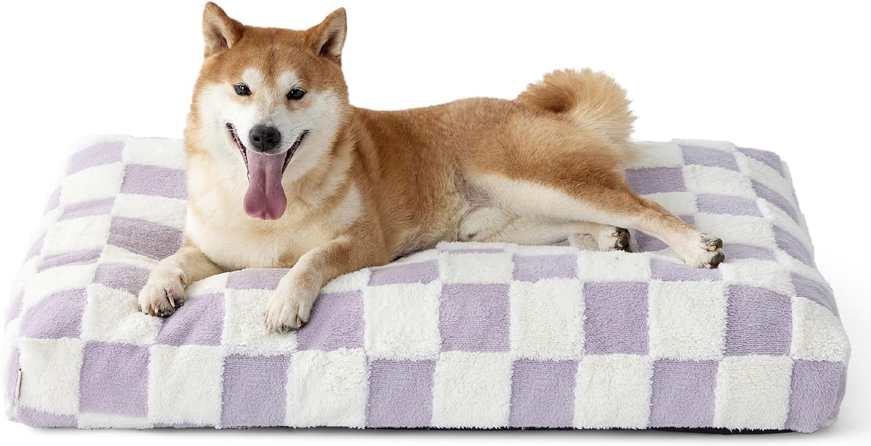 Lesure Dog Beds Large Sized-Thick Shredded Chopped Foam Pet Bed Indoor ...