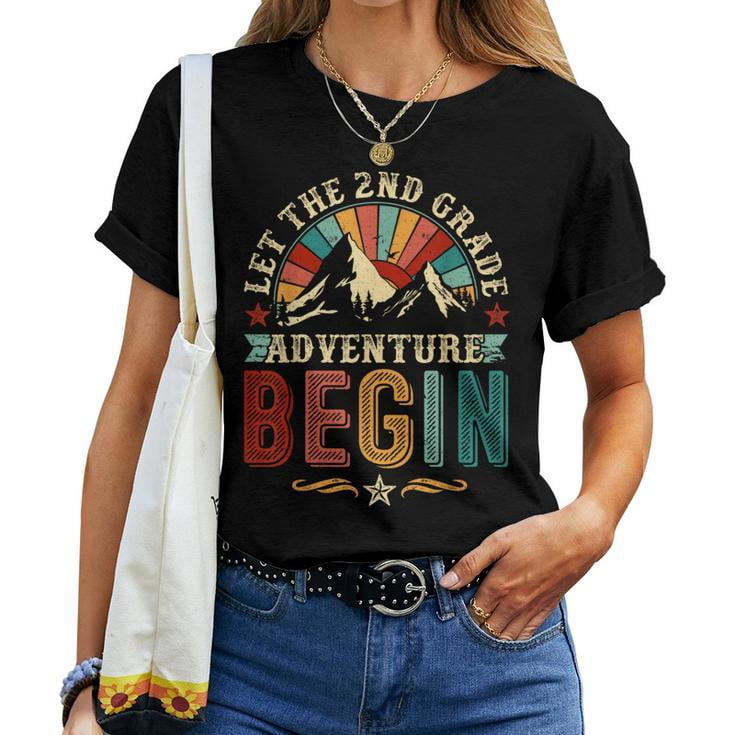 Let The 2nd Grade Adventure Begin T-Shirt – Second Grade Teacher ...
