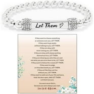 Falari Vintage Flower Bracelet Bangle Crystal Beads Hand-Painted Gold ...