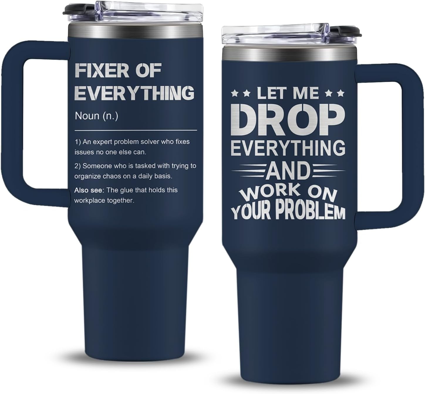 Let Me Drop Everything 40oz Stainless Steel Insulated Tumbler, Funny ...