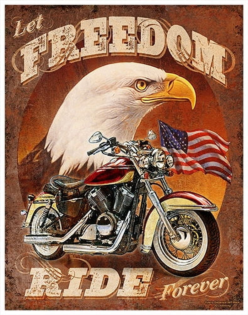 Let Freedom Ride Novelty Sign | Indoor/Outdoor | Funny Home Décor for ...