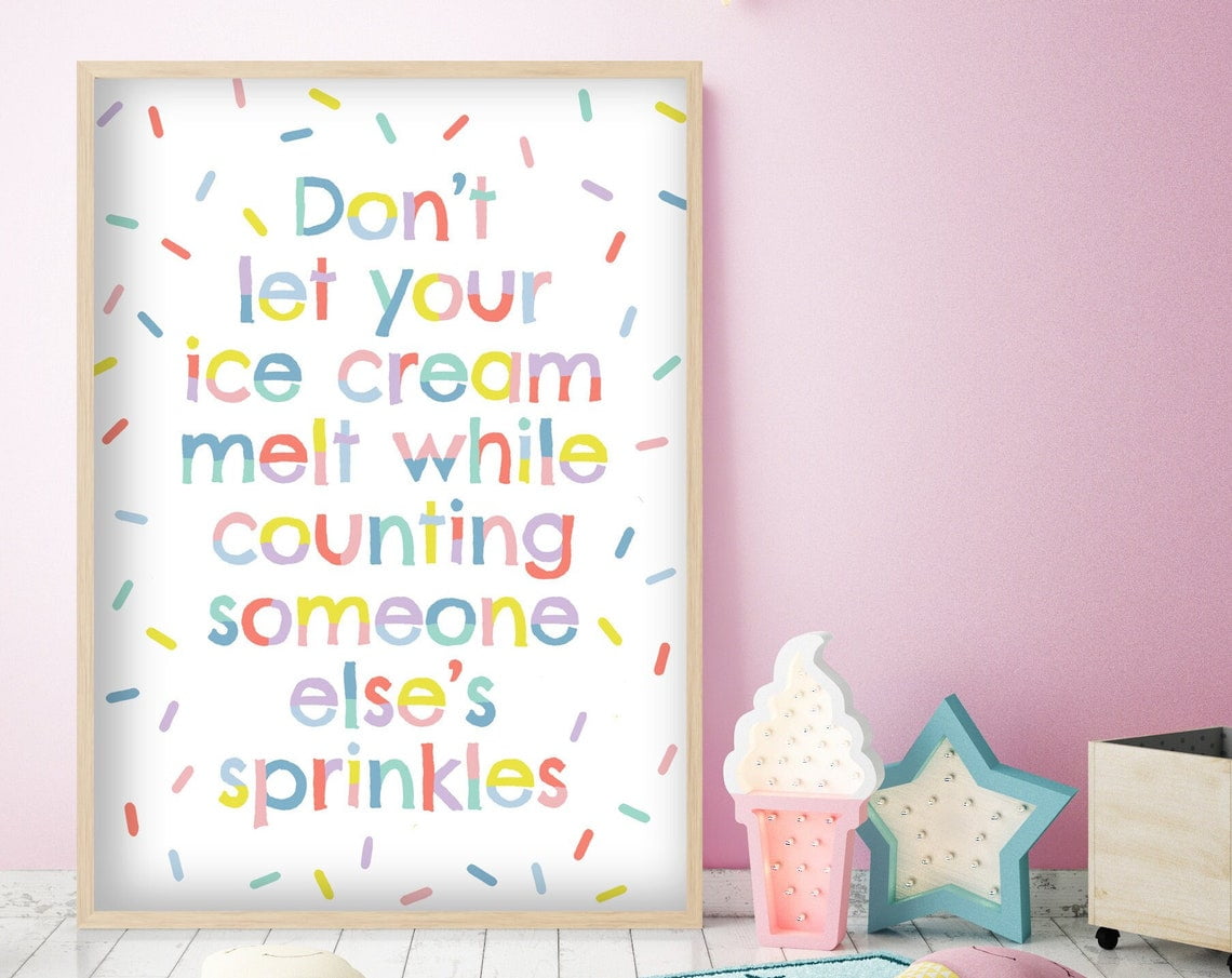Don'T Let Your Ice Cream Melt While Counting Someone Else'S Sprinkles ...