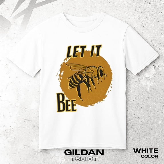 Let It Bee The Beetles Funny Save The Bees Parody Graphic Fan Unisex T ...