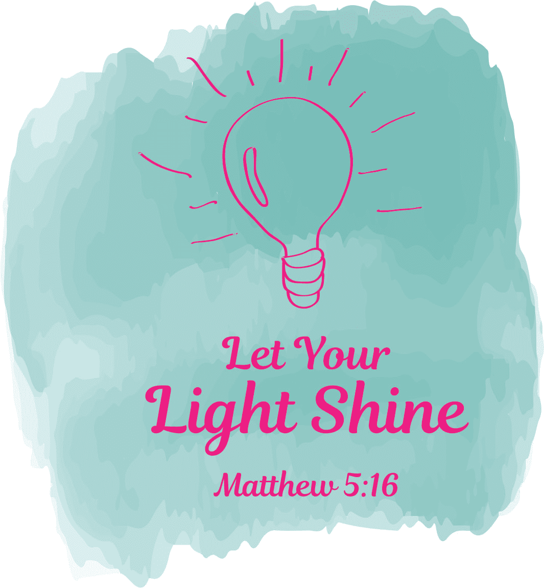 Let Your Light Shine Matthew Bible Verse Religious Spiritual Proverbs ...