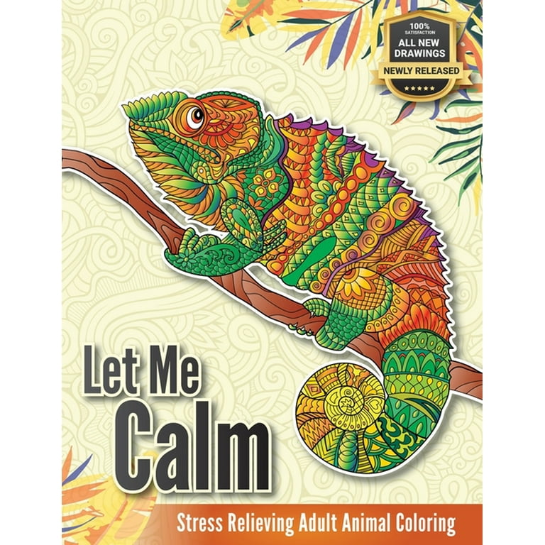 Coloring Nature To Calm Yourself Amazon.com: Stress Relief Coloring