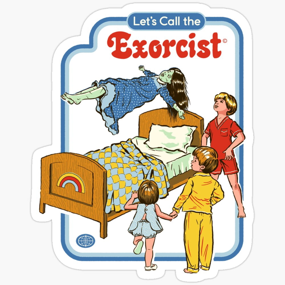 Let'S Call The Exorcist Sticker Phone Decal Water Bottle Stickers Car ...