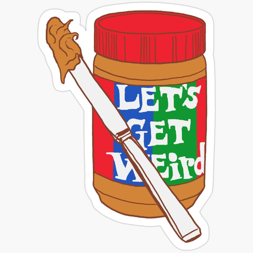 Let'S Get Weird Sticker Phone Decal Water Bottle Stickers Car Decals ...